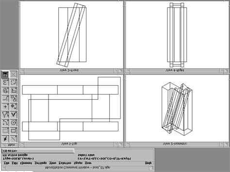 Two Objects Before Boolean Operation Wire Frame Views Download