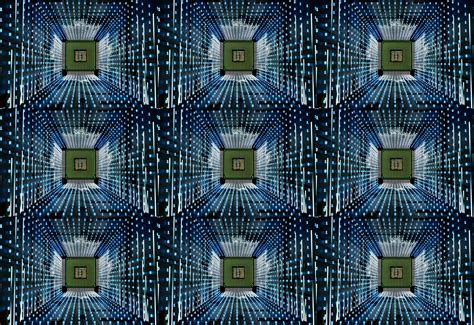 Binary 5g Chip Cpu Processor Ai Technology Chip Energy Cube Data Current Data Flow Electronic