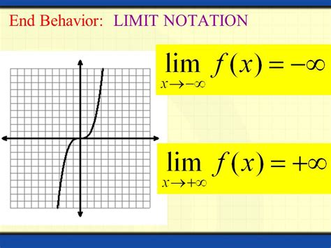 Describe The End Behavior Of The Graph Using Limits