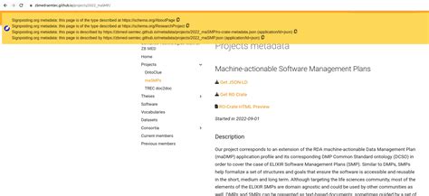 biohackeu23 report enabling fair digital objects with ro crate signposting and bioschemas