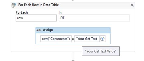 Get Text In Loop Ans String Concatenation Activities Uipath