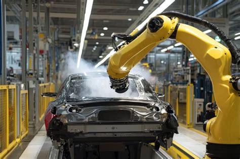 Automated Precision Factory Scene With Robotic Arms Performing Seamless Tasks Advanced