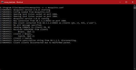 C Mqttnet Mosquitto Default Server No Response On Malformed