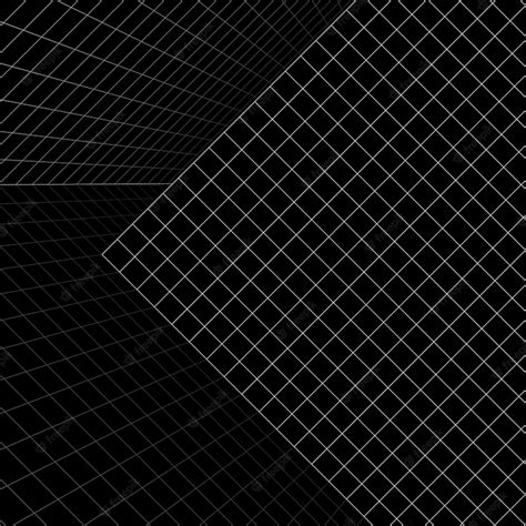 3d 와이어 프레임 격자 방 배경 벡터 무료 벡터