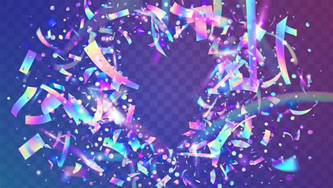 카니발 종이 디스코 서프라이즈 템플릿 네온 효과 레이저 패턴 핑크 해피 버스트 크리스탈 디자인 떨어지는 리본 무지개 배경입니다