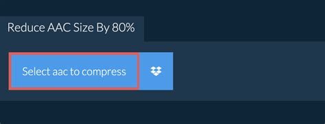 Reduce Aac By 80 Compress Aac By Percentage Ezyzip