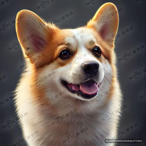 Ai创作图柯基 昵图网