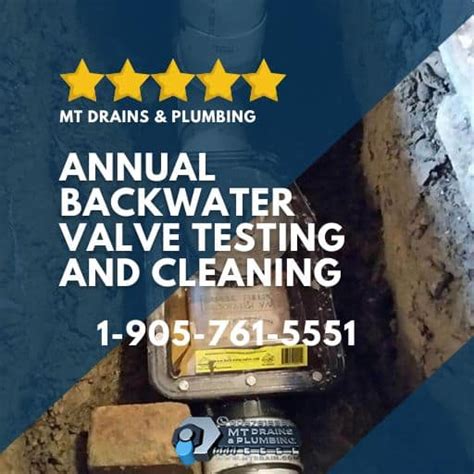 Backflow Valve Maintenance In Scarborough Mt Drains