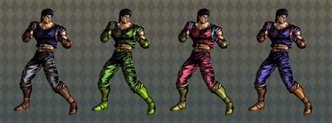 File Jonathan ASBR Color Alts A D Png JoJo S Bizarre Encyclopedia JoJo Wiki