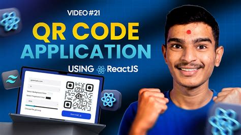 Qr Code Generator App Using Reactjs 📱 Mini Project 21 Youtube