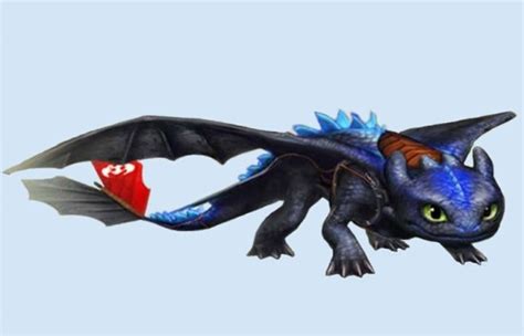 나이트퓨리 Night Fury 드래곤길들이기 투슬리스 How To Train Your Dragons Toothless