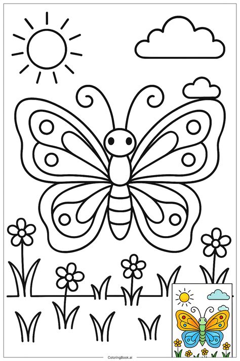 나비 색칠공부 101장 무료 Pdf・png 출력