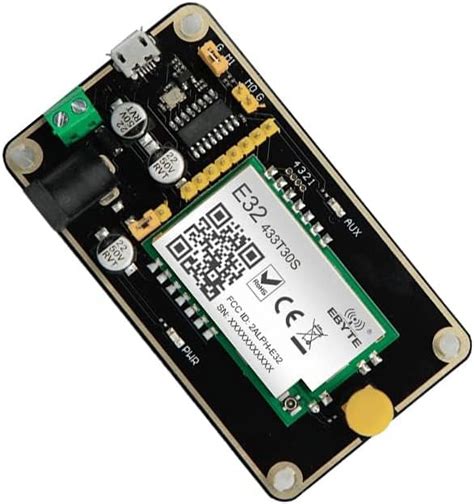 433mhz Lora 30dbm Iot Transmitter Receiver Test Board E32 433tbh 01 With E32 433t30s Module