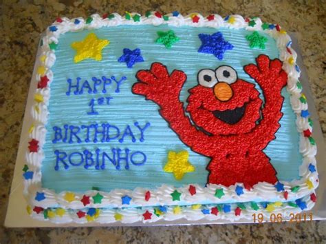 Elmo 1st Birthday Half Sheet Cake Elmo Birthday Cake Elmo Birthday