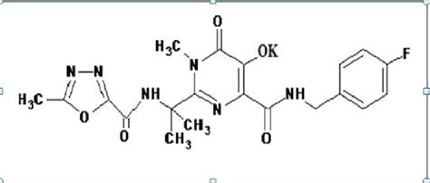 Structure Of Raltegravir Potassium Download Scientific Diagram