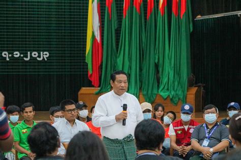 Usdp ဥက္ကဋ္ဌ ဦးခင်ရီ ရန်ကုန်တိုင်း ဒေသကြီးအတွင်းရှိ လူမှုကူညီရေး အသင်းအဖွဲ့ ၂၉ ဖွဲ့နှင့် တွေ့ဆုံ