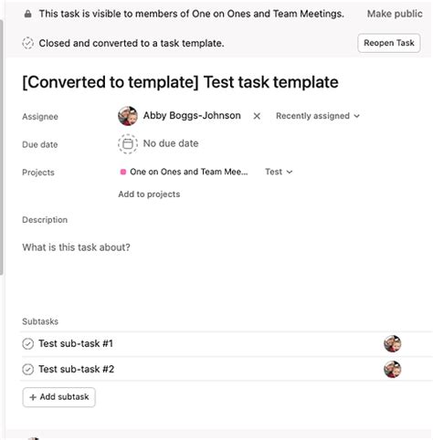 Sub Tasks Under Task Templates Appearing On User S Project List If Assigned Tips And Tricks