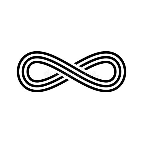 Infinity Symbol Icon Representing The Concept Of Infinite Limitless And Endless Things Stock