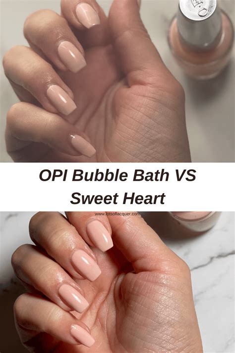 Opi Infinite Shine Bubble Bath Comparisons — Lots Of Lacquer