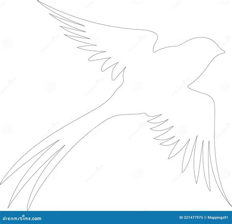 Swift Outline Map Cartoon Vector 323977781