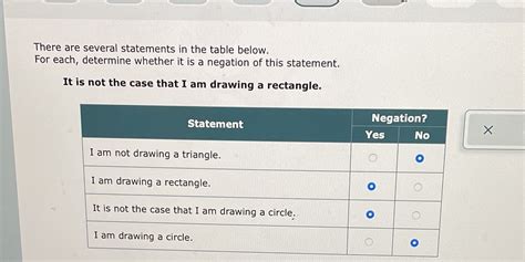 [solved] there are several statements in the table below for each