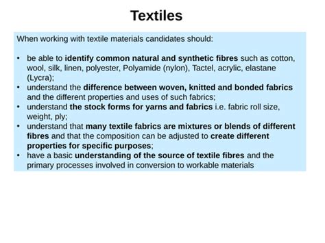 Gcse Design Technology New Spec Textiles Unit Of Work Teaching Resources