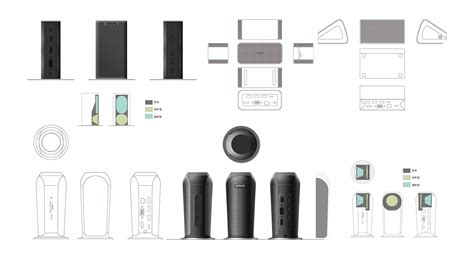 Type C Multifunctional Docking Station With Speaker On Behance