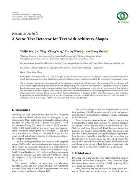 Pdf A Scene Text Detector For Text With Arbitrary Shapes