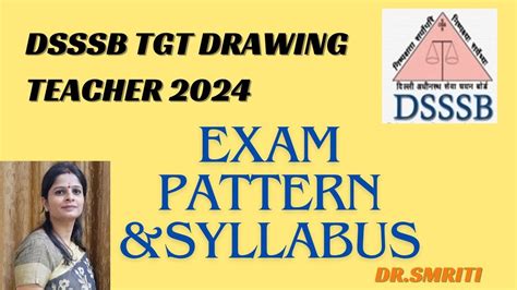 DSSSB TGT DRAWING TEACHER EXAM PATTERN SYLLABUS YouTube