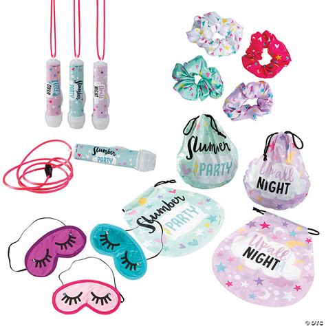 Slumber Party Favor Kit For 12 Guests