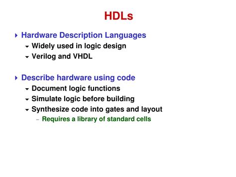 PPT Verilog HDL PowerPoint Presentation Free Download ID