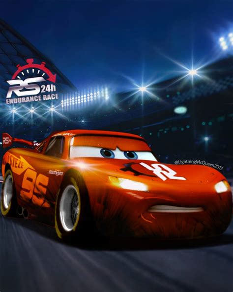 Disneycars Rs 24h Endurance Race Lightning Mcqueen By