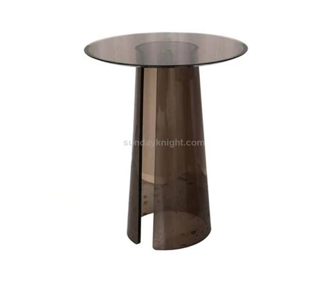 Custom Round Plexiglass Table Round Acrylic Coffee Table