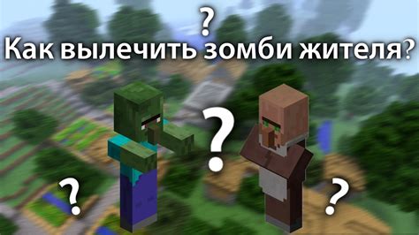 Как вылечить Зомби Жителя Youtube