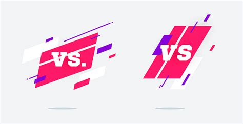 스포츠와 싸움 경쟁에 대한 문자 대 로고의 집합 Mma 전투 대 경기 게임 컨셉 경쟁 Vs Eps 10 벡터 일러스트 0명에