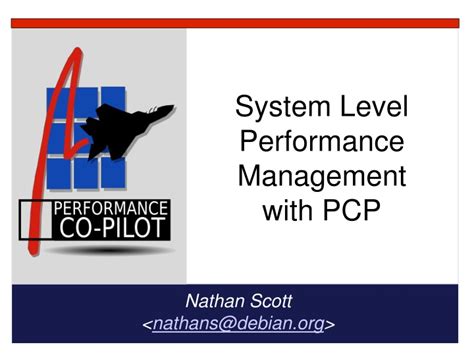 Ppt System Level Performance Management With Pcp Powerpoint