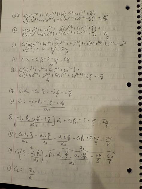 Derivatives General Solution To This Coupled System Of Differential Equations Mathematics