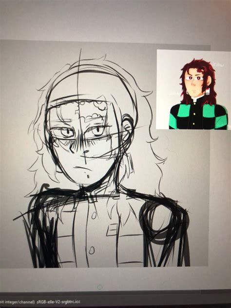 Long Haired Tanjiro Au Fanart 2 Demon Slayer Kimetsu No Yaiba Amino
