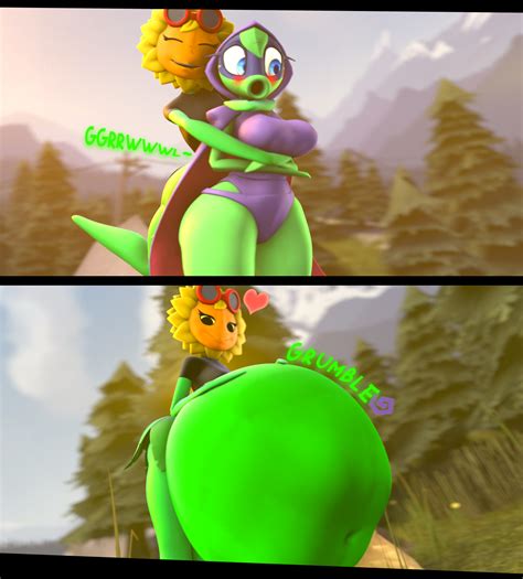 Rule 34 Belly Big Belly Blush Blushing Fetish Flower Flower Girl Green Shadow Pvz Hug