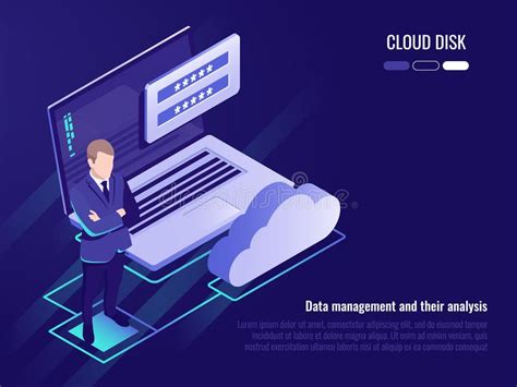 Modern Flat Color Line Designed Concepts Icons For Testing Solution Cloud Computing And Cloud