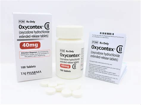 Oxycodone Hcl Er Tablet 40mg Manufacturer Pan India Supplier
