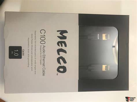 Melco C100 Ethernet Cable For Sale Us Audio Mart