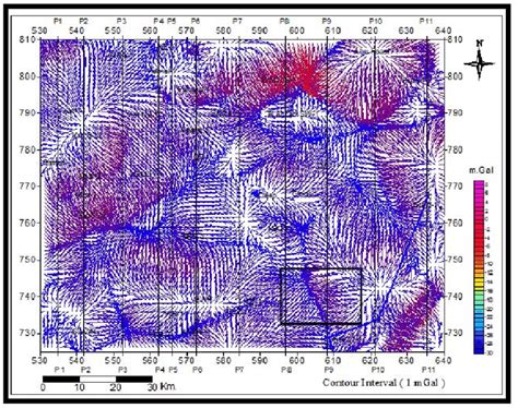 Structure Vector Map Derived From Bouguer Gravity Data Download Scientific Diagram