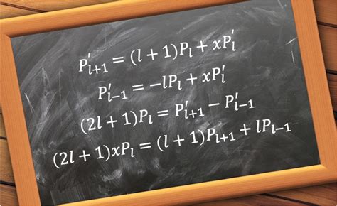 recurrence relations of the legendre polynomials mono mole
