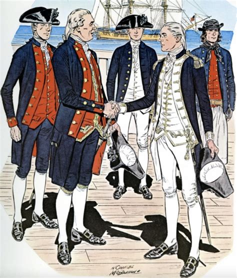 American Revolutionary War Continental Navy Uniform Continental