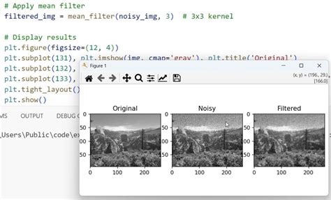 Mean Filter In Python Numpy