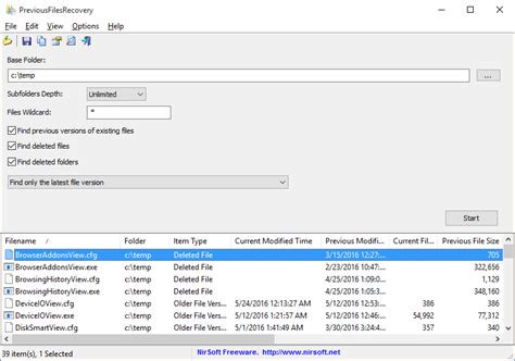 Nirblog Blog Archive Find And Recover Deleted Files And Previous Versions Of Existing Files