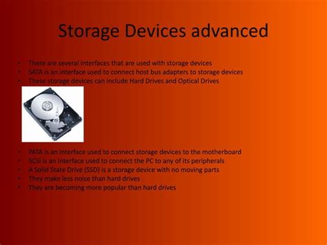 Components Of A Computer Presentation Ppt