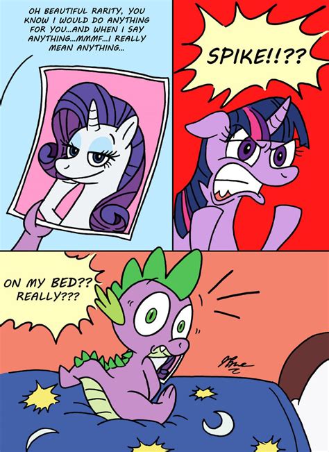 Spike And Rarity Comic