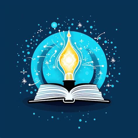 Premium Ai Image Lightbulb Floating From Open Book